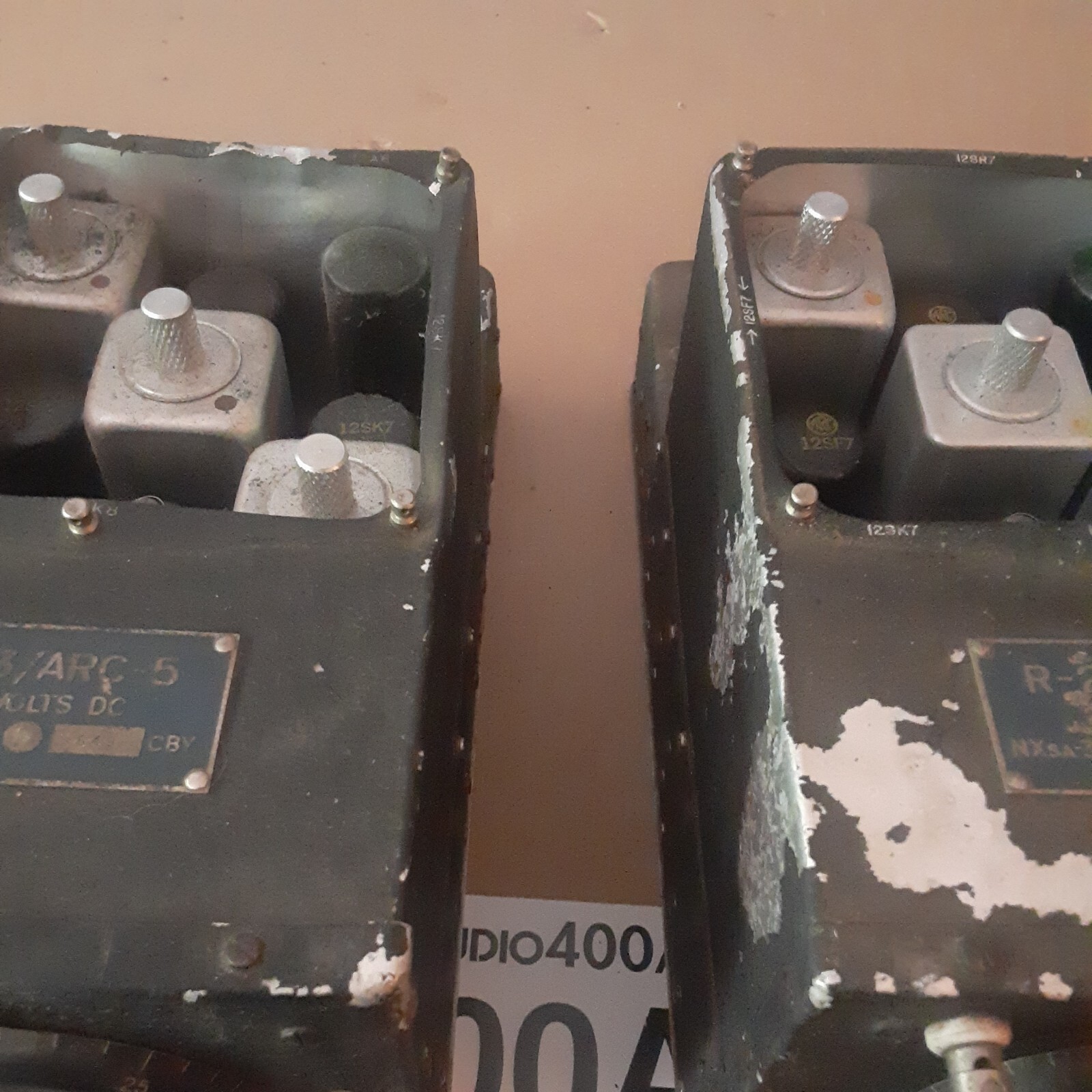 VINTAGE MILITARY RADIO RECEIVERS R-26 R-23/ARC-5 SW LW VLF AIRCRAFT ...