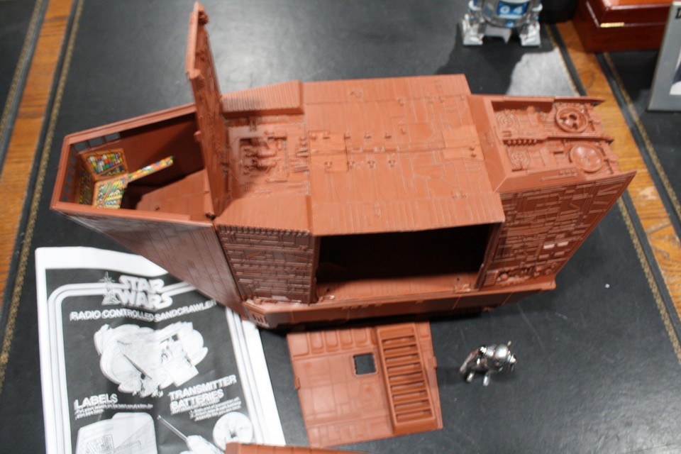 Star Wars Vintage Kenner Remote Control Sandcrawler 100% complete read ...