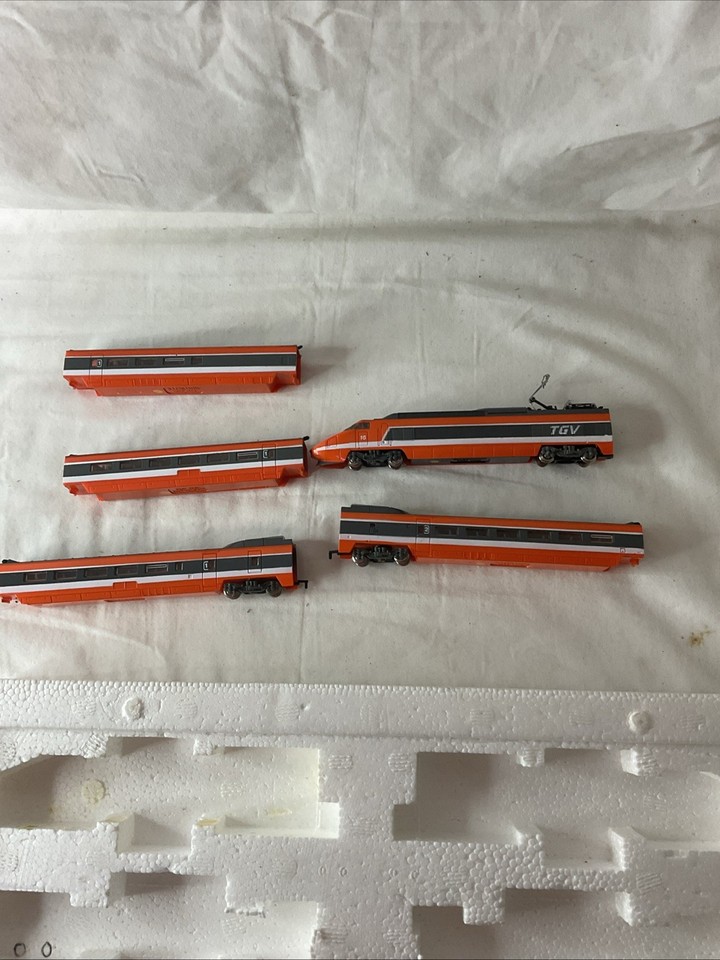 Bachmann N Scale Orange TGV High Speed French Bullet Passenger FOR ...