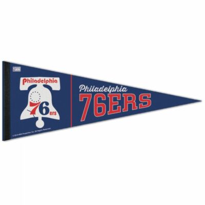 PHILADELPHIA 76ERS HARDWOOD CLASSIC PREMIUM QUALITY PENNANT 12"X30 ...