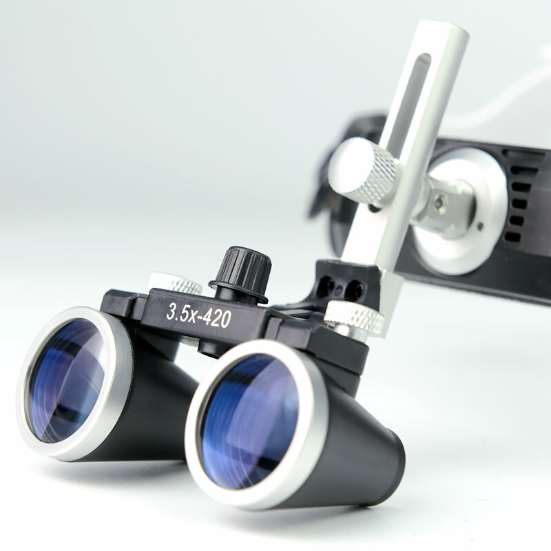 Headband Dental Medical Surgical Binocular Loupes Optical Glass Loupe ...