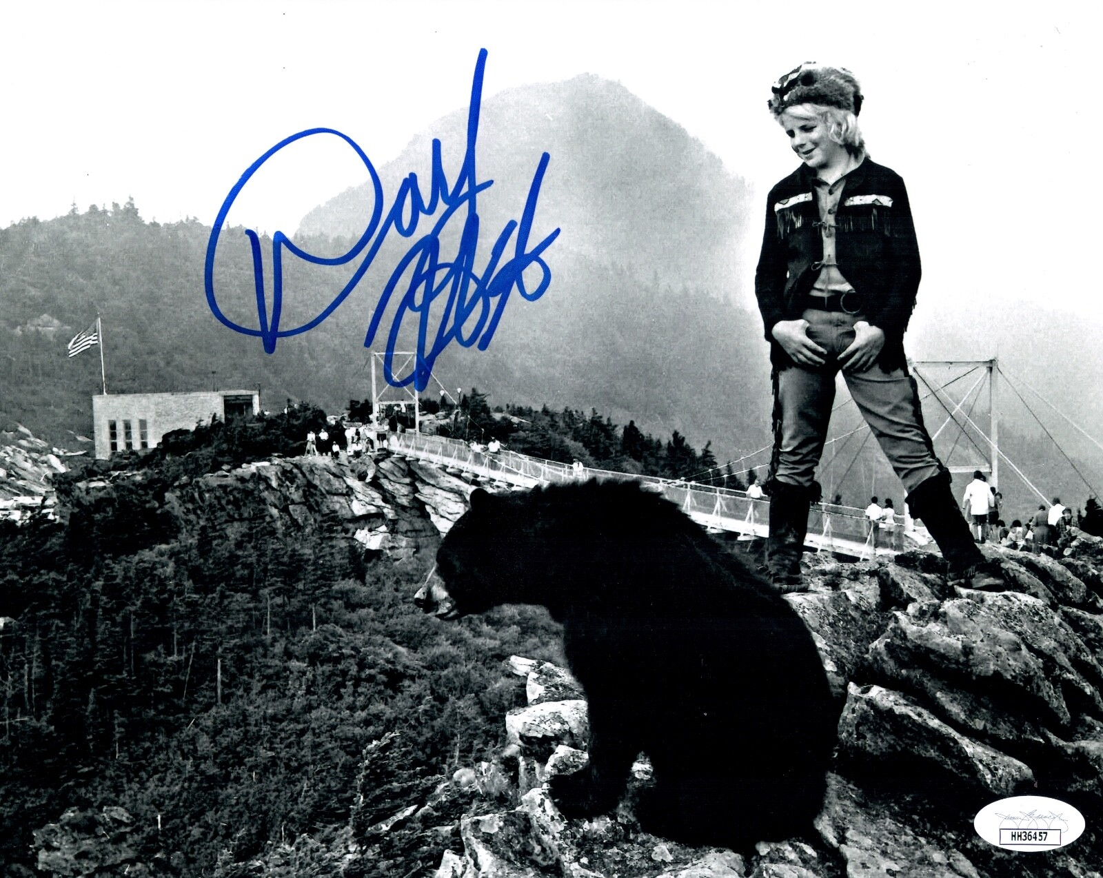 DARBY HINTON Signed DANIEL BOONE 8x10 Photo In Person Autograph JSA COA ...