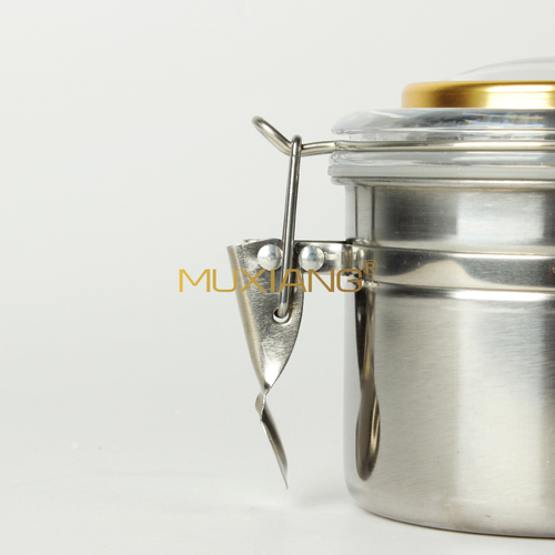 Round Cigar Humidor Humiditer Jar Tobacco Coffee Bean Tea Candy ...