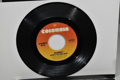 Journey "Who's Crying Now" 7" Columbia 1981 | eBay