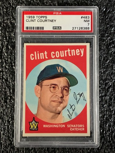 1959 Topps Baseball #483 Clint Courtney PSA 7 | eBay