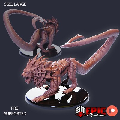 Swamp Cat B Epic Miniatures Monster RPG D&D Pathfinder 3D Print | eBay