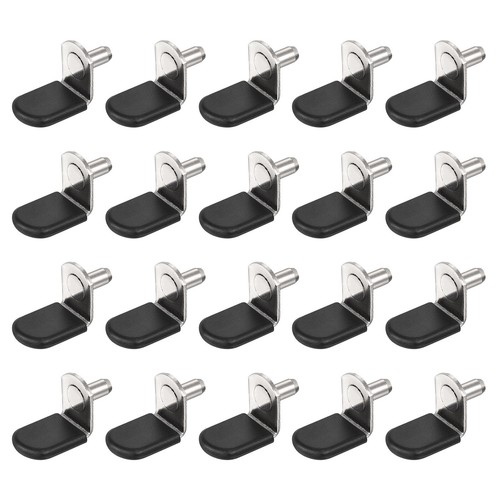 Shelf Support Peg, 100pcs 5mm L-Shaped Shelf Pin with Rubber Sleeve ...