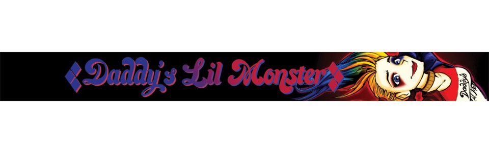60" Daddys Lil Monster Puddin Strip Printed Windshield Car Vinyl ...
