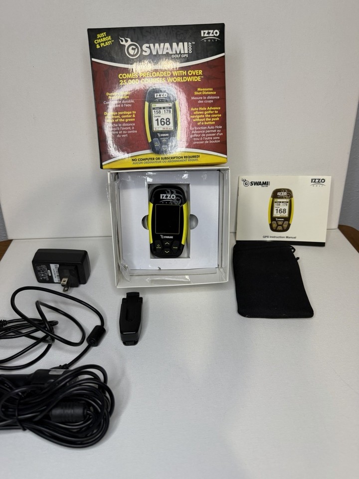 Izzo Golf Swami 4000 Golf GPS Used In Box | eBay