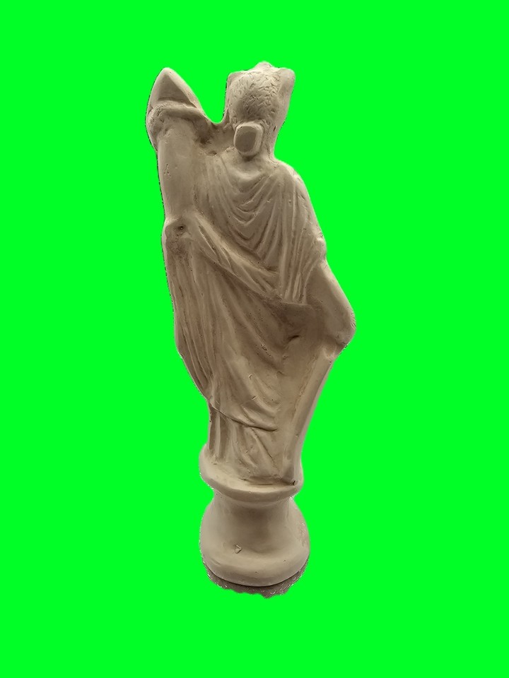 Statue Fortuna, Tyche, bright patina, 18cm Roman Greek goddess of ...