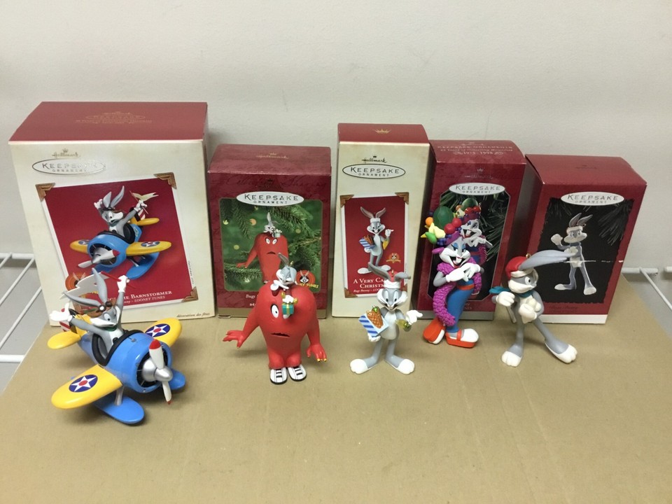 Lot of 5 - Hallmark Ornaments "LOONEY TOONS - BUGS BUNNY" Collection | eBay