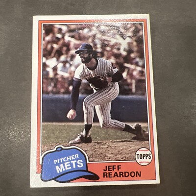 1981 Topps Baseball #456 Jeff Reardon ROOKIE CARD New York Mets | eBay