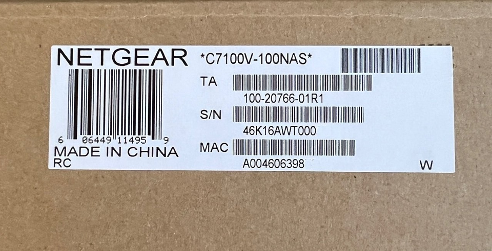 NEW NETGEAR Nighthawk C7100V AC1900 WiFi Cable Modem Router for Xfinity ...