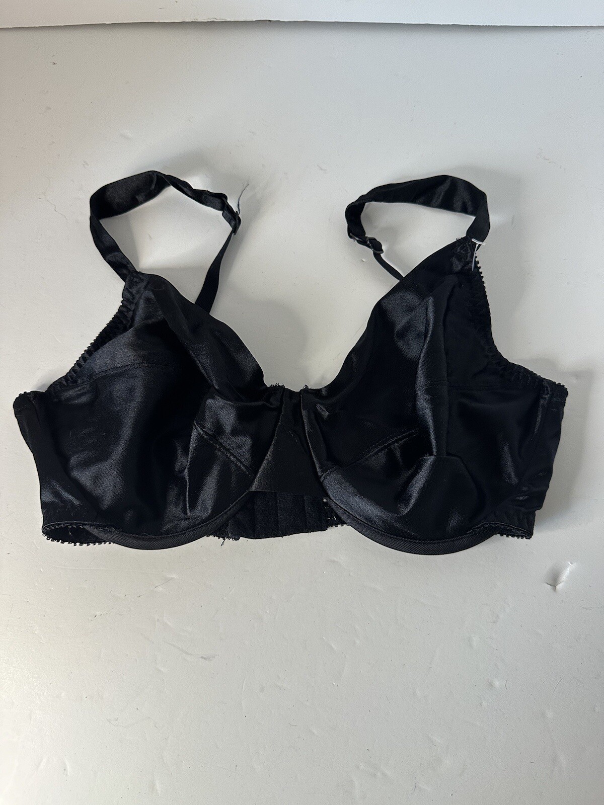 VTG Delicates 34DD black second skin bra underwire un… - Gem