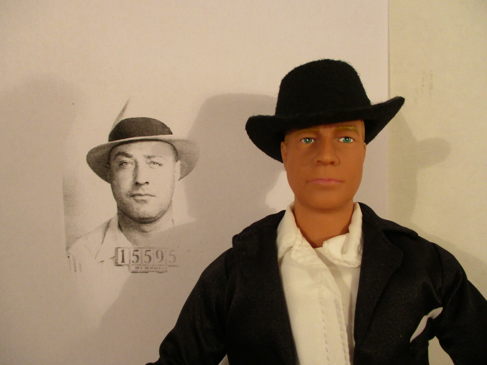 George Machine Gun Kelly gangster figure 12" 1/6 Prohibition bootlegger ...