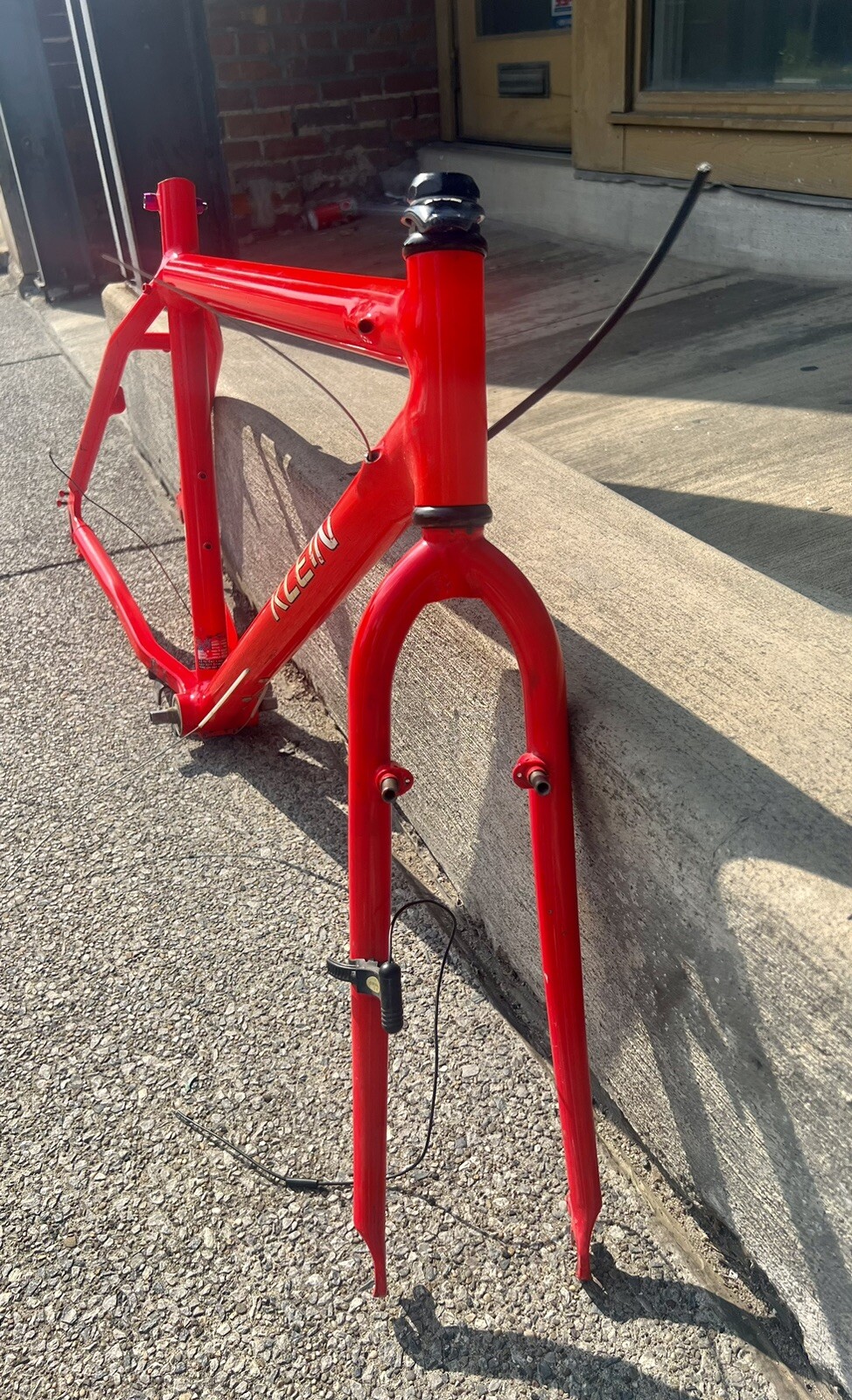 Late 80s early 90s medium KLEIN Pinnacle MTB frame 17" vintage aluminum ...