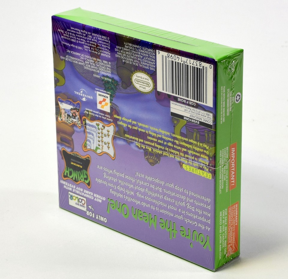 Nintendo GameBoy Color,The Grinch,NTSC,OVP,neu | eBay