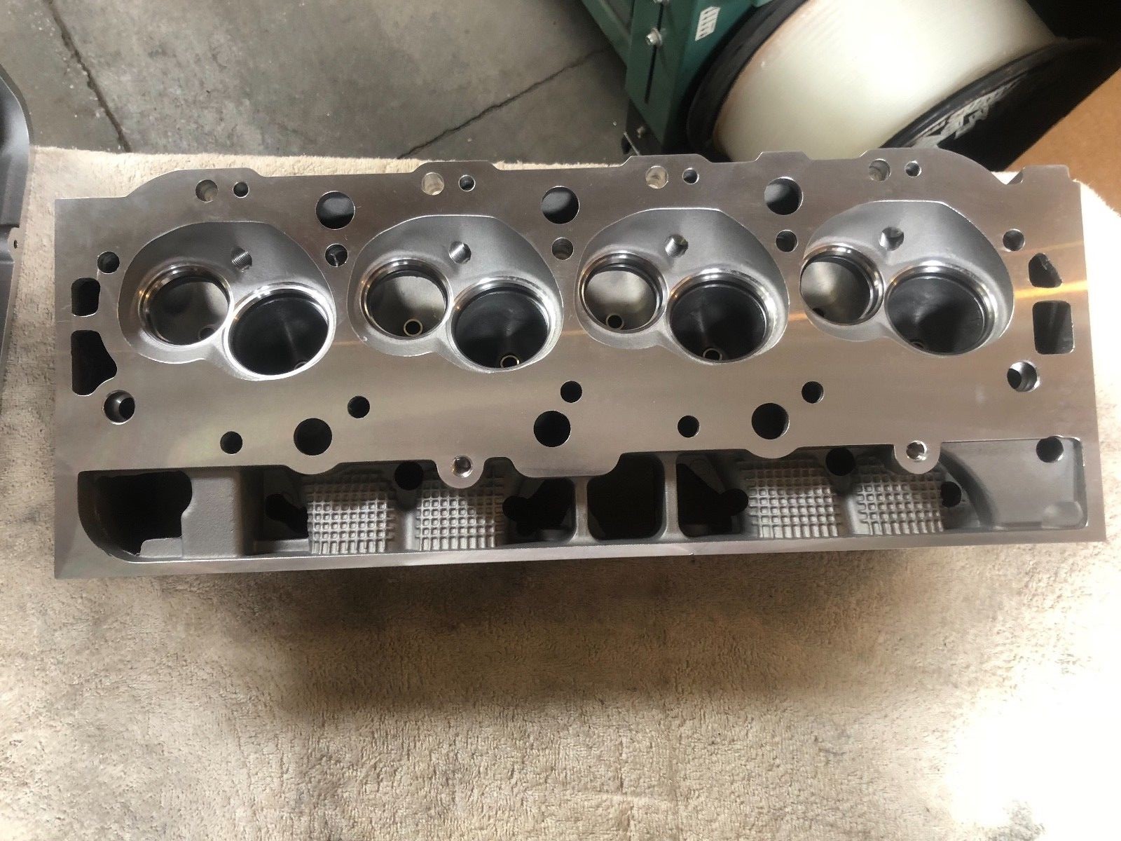 Chevy 396 427 454 496 502 BBC Pair (2) Bare Aluminum Heads Oval Port ...