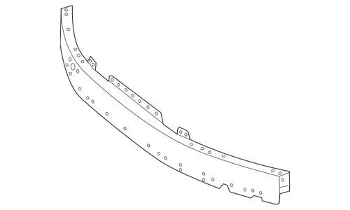 Mercedes Benz Genuine CLS 450 CLS 53 AMG 2019-2020 Bumper Impact Bar ...