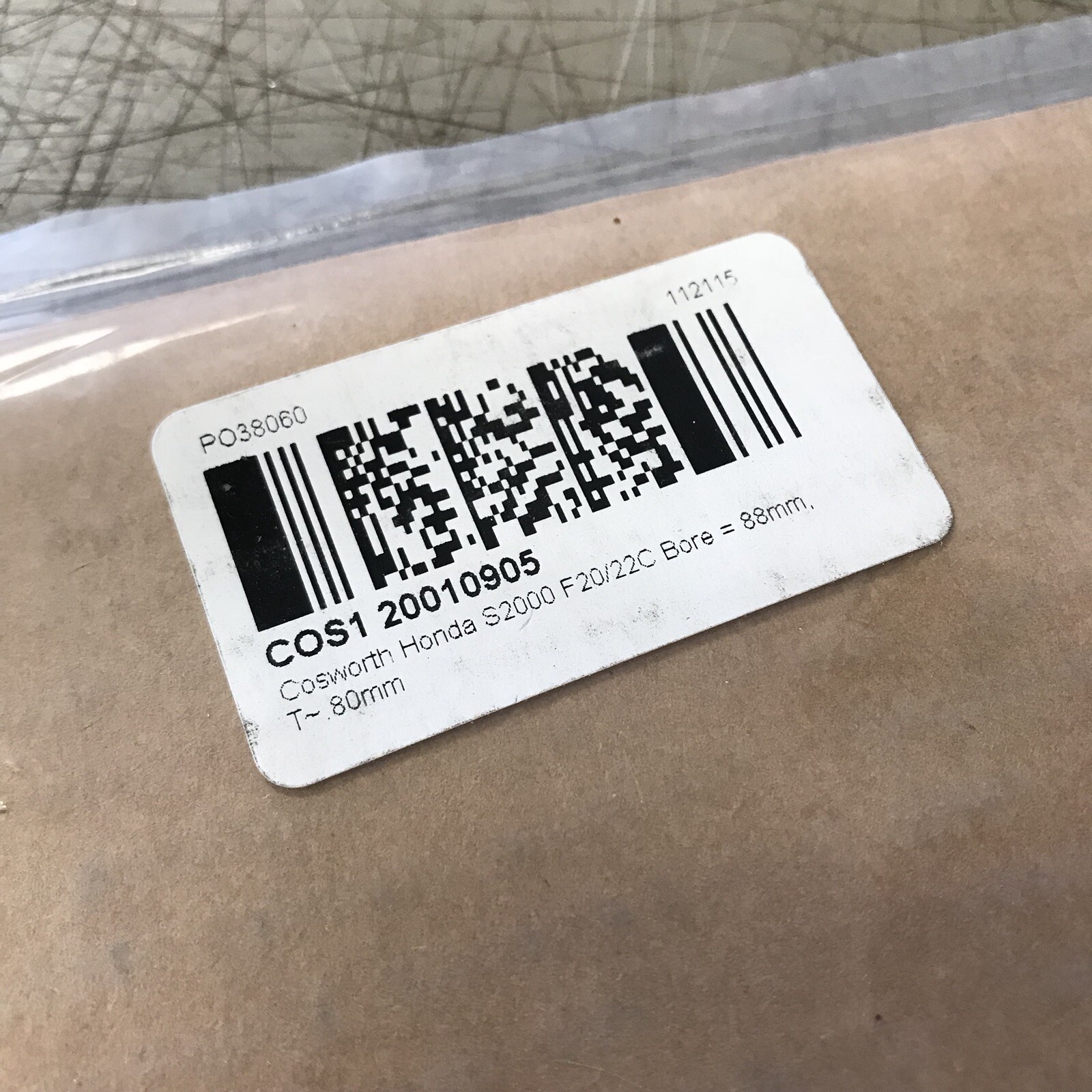 F20C HEAD GASKET COSWORTH FOR HONDA S2000 F22C 88MM BORE 0.8MM THICK ...