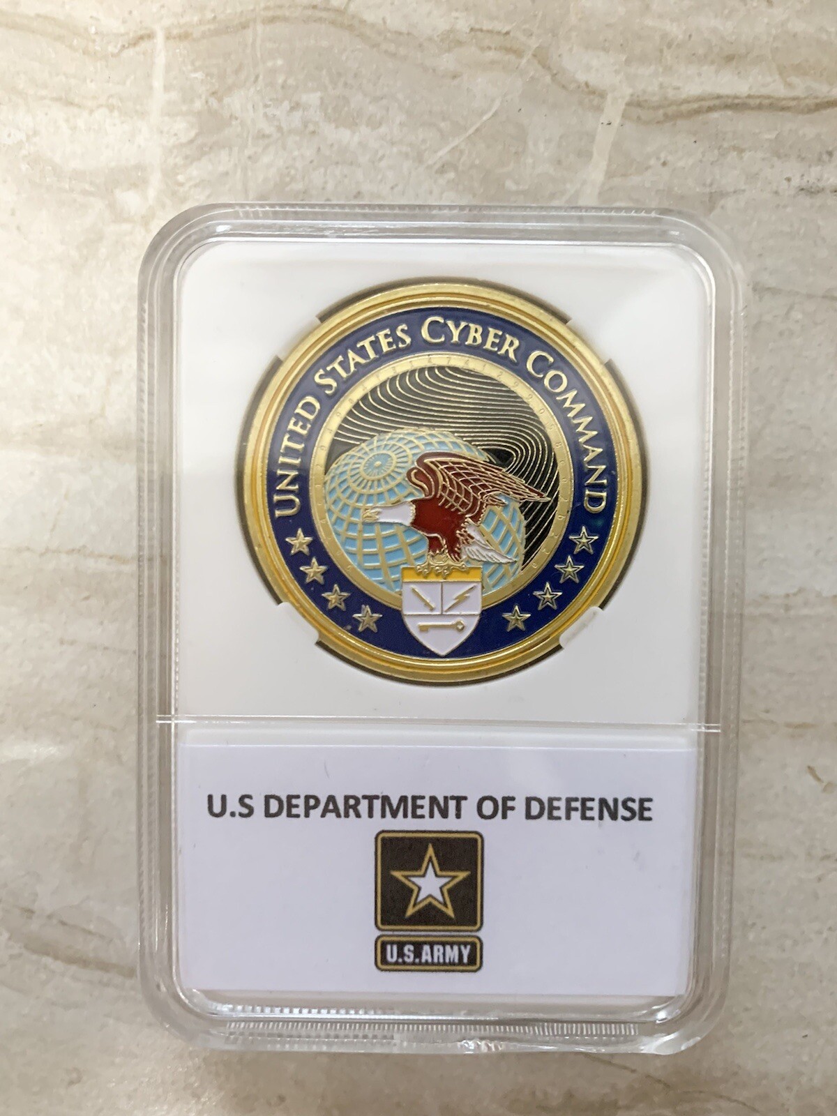 US CYBER COMMAND-Department of Defense Challenge Coin USCYBERCOM | eBay