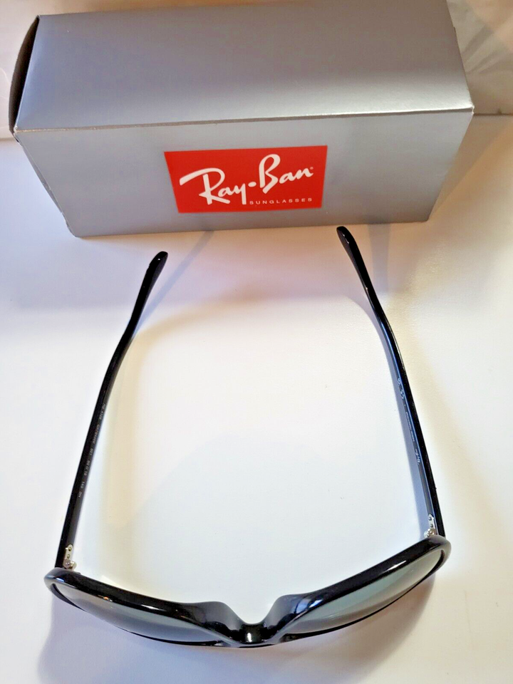 Ray Ban CATS 4000 black/green RB4128 601 60 sunglasses NEW | eBay