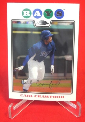 Carl Crawford Topps Chrome MLB 2008 Baseball Card #86 MT | eBay