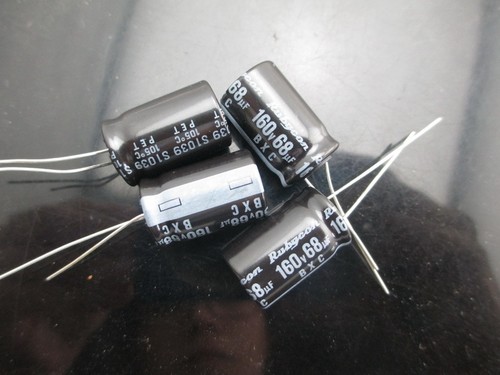 20pcs RUBYCON BXC 160V 68UF long life electrolytic Capacitor 105℃ 12 ...