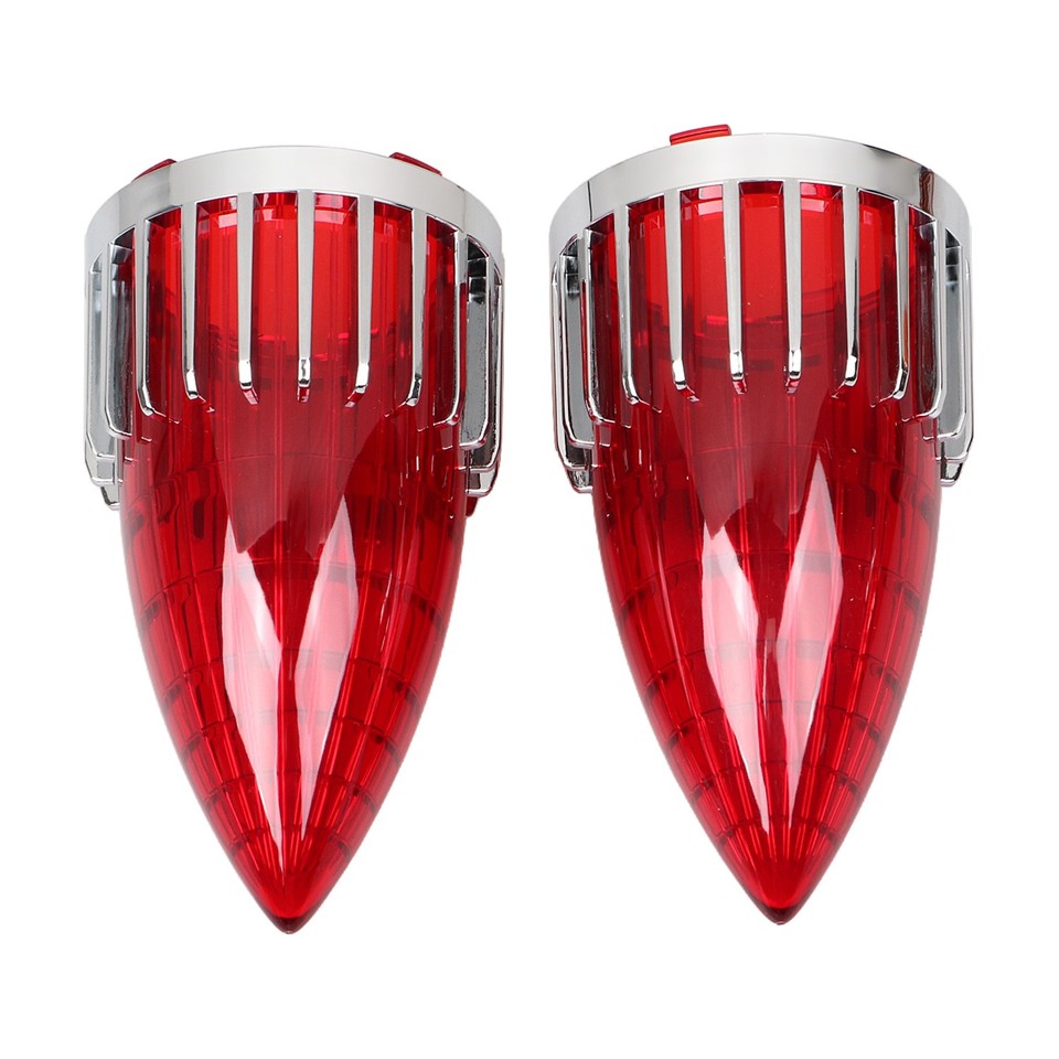 3 1/4" Turn Signal Red Lens For Harley Electra Glide Heritage Softail ...