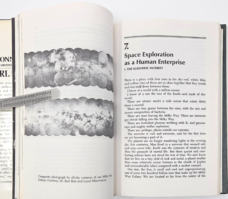 The Cosmic Connection Carl Sagan Jerome Agel 1973 Hardcover Book Club ...