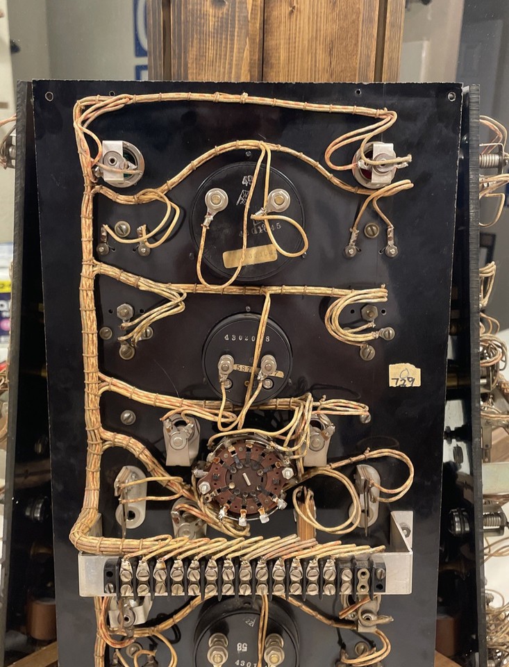 Fire Alarm Telegraph Panel with Milliamperes Gauges Vintage 10” x 24 ...