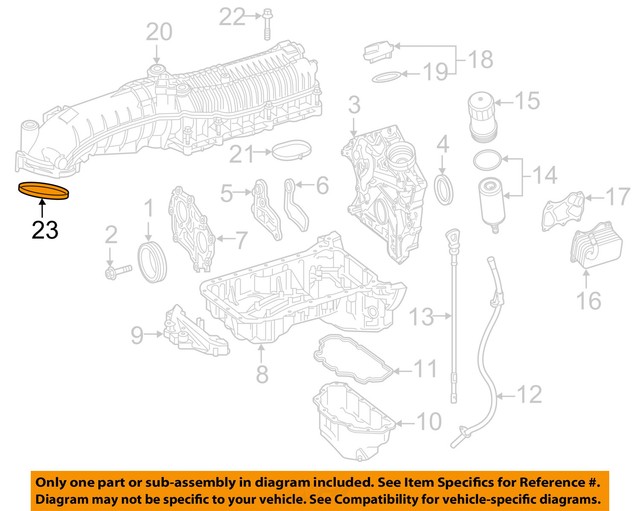 MERCEDES OEM 15-17 E400 Throttle Body-Gasket 2760980080 | eBay