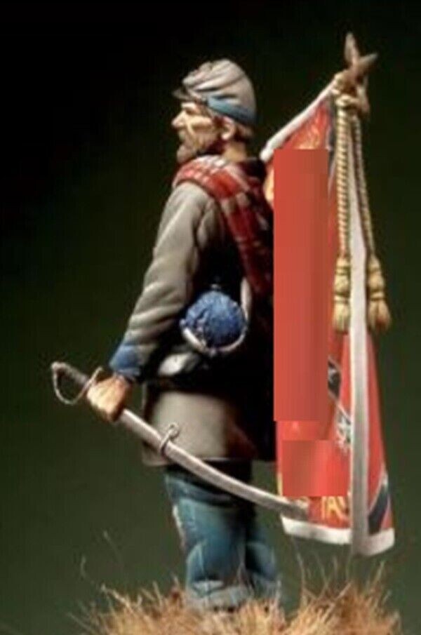 1/32 Resin Figure Model Kit US Confederate Officer American Civil War ...