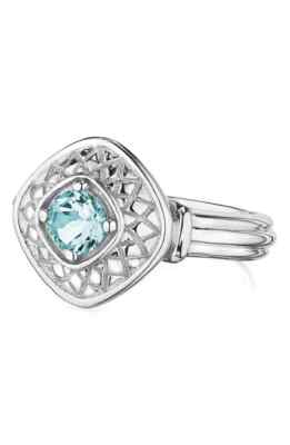 Judith Ripka Julian Center Stone & Cubic Zirconia Ring Size 7 NWT $230 ...