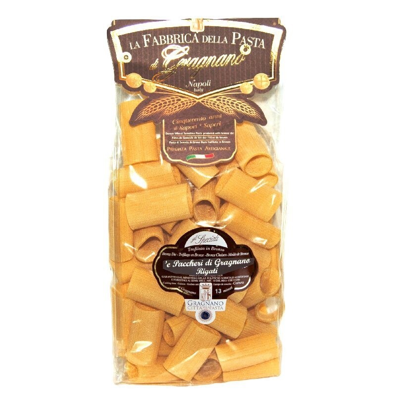 Rigati IGP Paccheri from "Gragnano" 500g - Box 12 Pieces | eBay