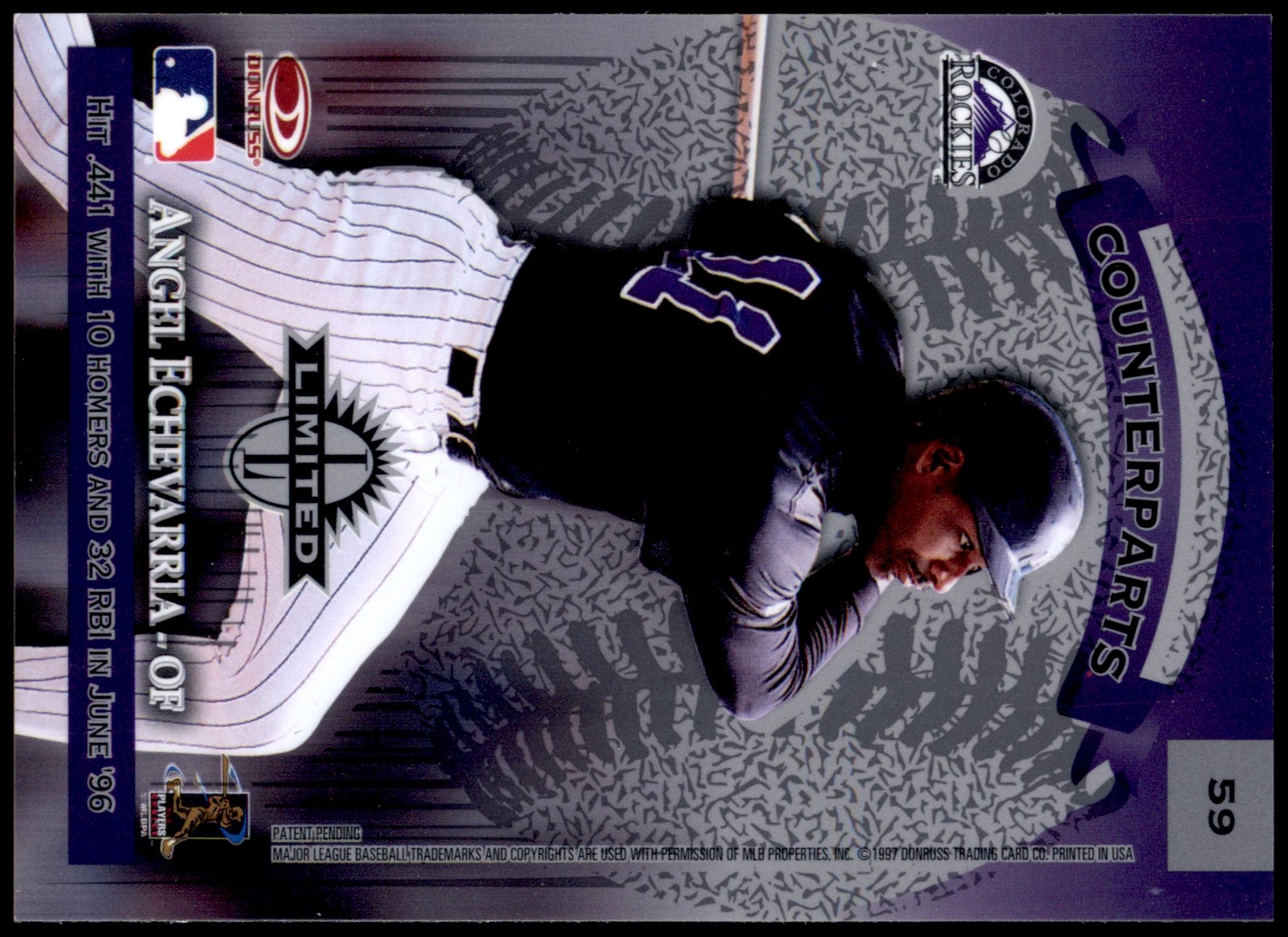 1997 Donruss Limited - Counterparts #59 Sammy Sosa, Angel Echevarria ...