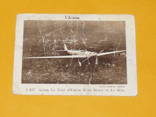 IMAGE 1930-1932 VACHE QUI RIT AVIATION AVION TRAIT D'UNION II DORET LE ...