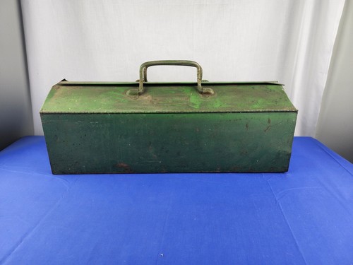 Vintage Union Steel Toolbox Tool Chest Green Made In Usa | eBay