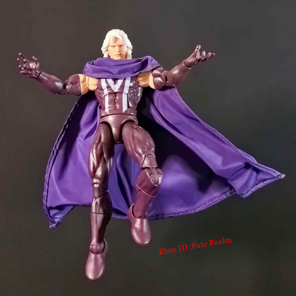 1/12 Custom Wired Cape Cloak For 6'' X-Men 97 Magneto Action Figure（No ...