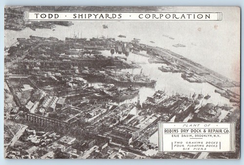 Todd Shipyards Corporation Plant Of Robins Dry Dock Repair Co Aerial ...