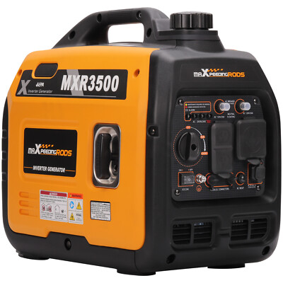3500 Watt Generators Portable Gas Generator Inverter Quiet for Home and ...