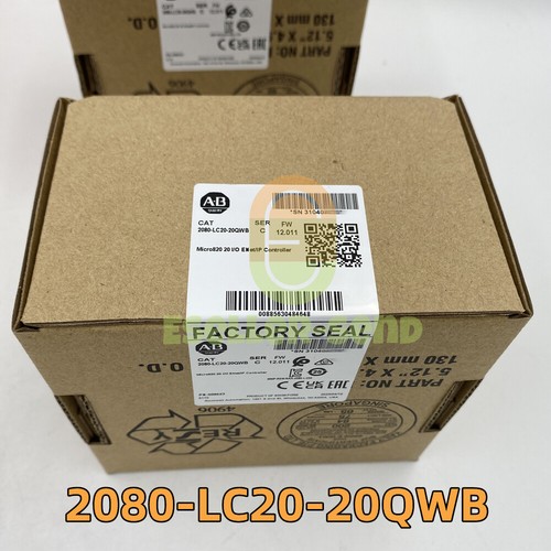 2080-LC20-20QWB AB Micro 820 I/O ENet/IP Controller SerC FW 12.001 NEW ...