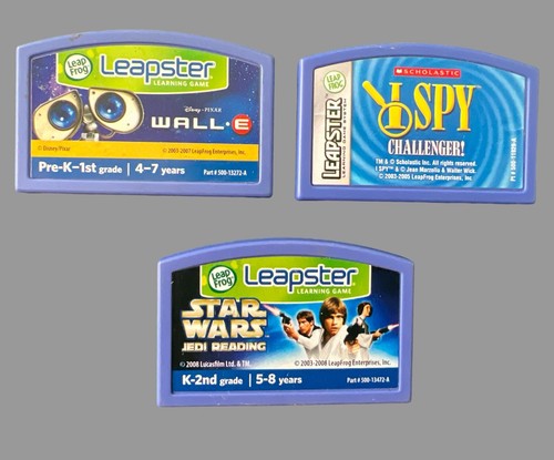 Leapfrog Leapster Game Cartridges Star Wars I Spy WallE Lot of 3 | eBay