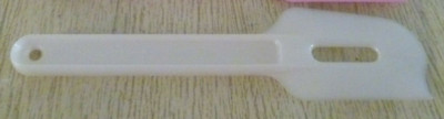 Tupperware 8" Paddle Spatula Mix Stir Whisk & Scraper Gadget White New ...
