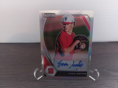 2021 Prizm Draft Picks Evan Justice Pulsar #PDP140 Auto | eBay