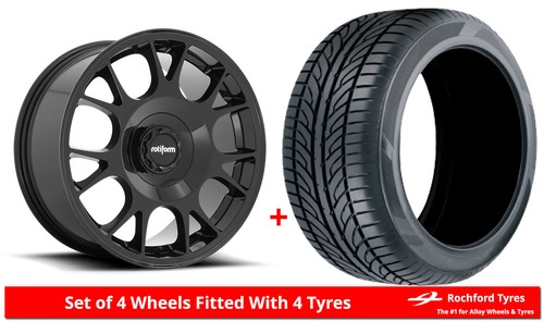 Alloy Wheels & Tyres 18" Rotiform TUF-R For Volvo V60 Cross Country 15 ...