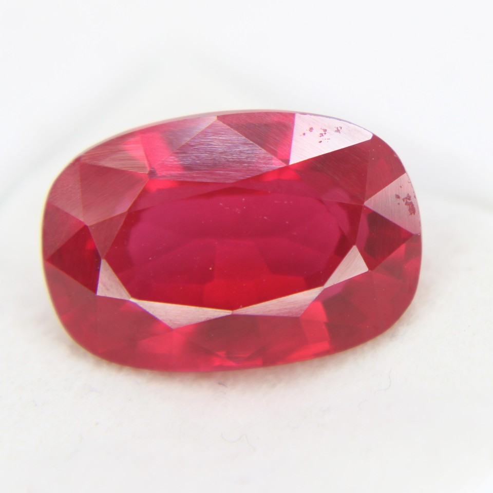 8.80 Ct Natural Ruby Red Eye-Clean Cushion Shape Loose Gemstones ...