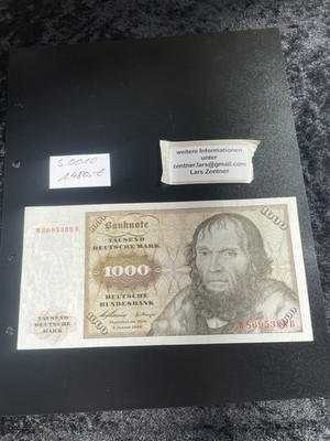 D-Mark Scheine 1 Serie 1000Dm 1960 Top Zustand | eBay.de
