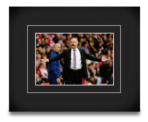 Sean Dyche Signed 10x8 Photo Autograph Burnley Manager Gift Display ...
