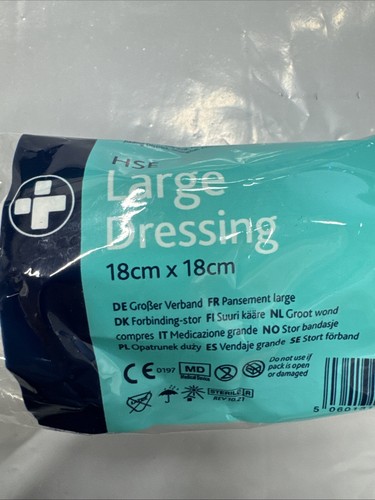 Large sterile HSE Dressing - 18cm x 18cm NEW & SELAED | eBay UK